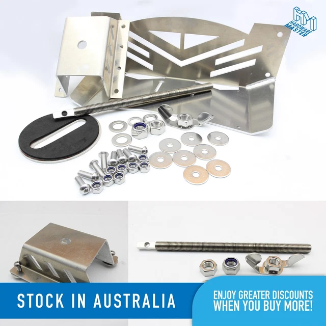 HEAVY DUTY SPARE Wheel Carrier Pad Lockable Wheel Holder 4WD 4X4 Ute ...