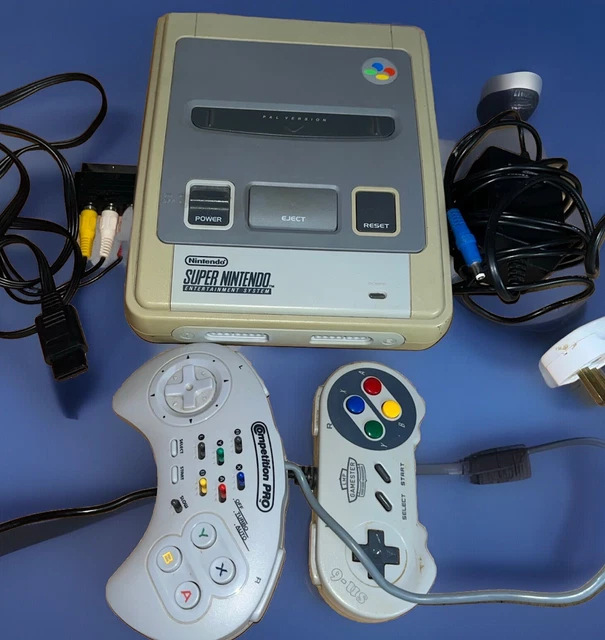 SUPER NINTENDO SNES Console Tested Working - 2 Controllers £10.50 ...