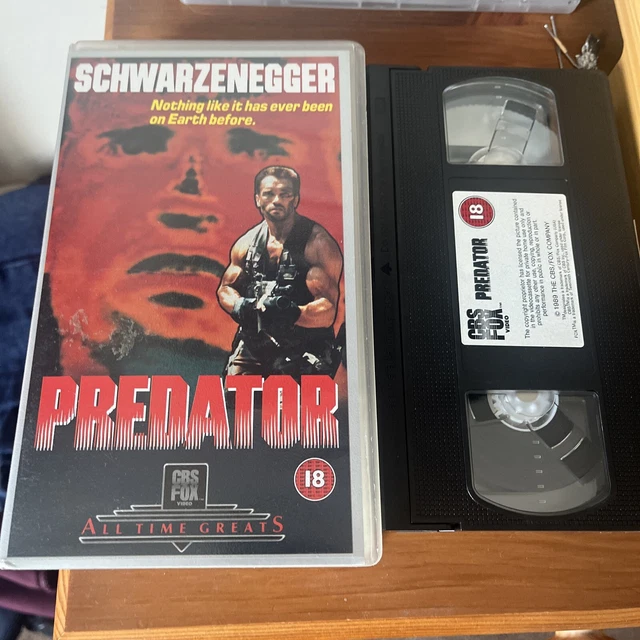 PREDATOR CBS/FOX UK VHS VIDEO 1989 Arnold Schwarzenegger £0.99 ...