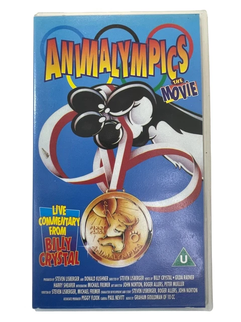 ANIMALYMPICS THE MOVIE VHS Tape 1980 Animated Olympics Film Billy ...
