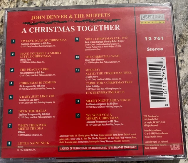 JOHN DENVER THE Muppets "A Christmas Together" CD sealed £8.16 ...