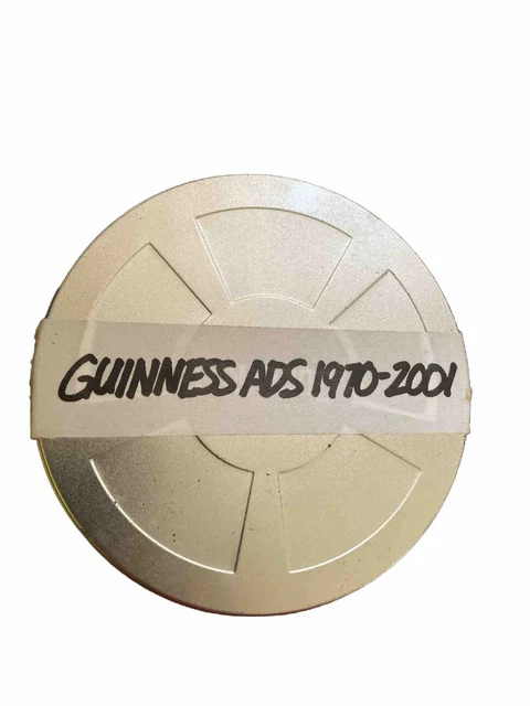 GUINNESS VINTAGE ADVERTISING Collectable Film Reel Can Ads 1970 - 2001 ...