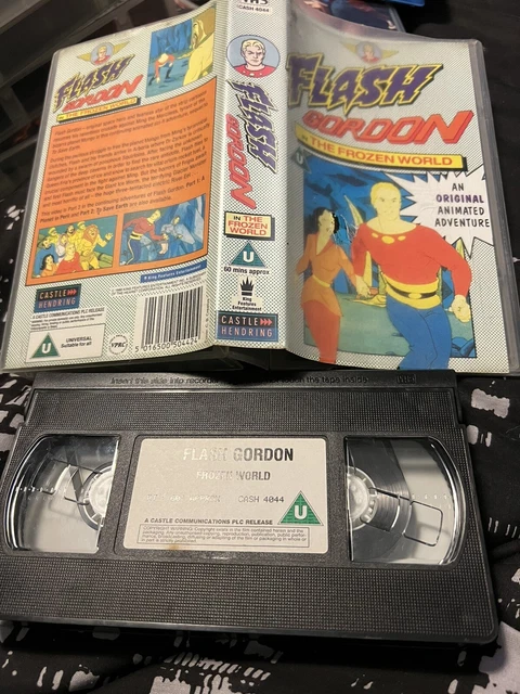 FLASH GORDON IN The Frozen World Vhs Video Tape 1989 Animation £15.00 ...