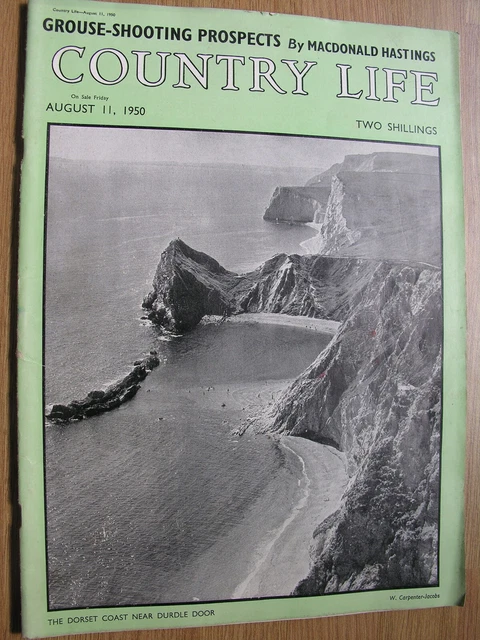 1950 COUNTRY LIFE MAGAZINE Aug 11 Londonderry, Guinness Ad, Buxted Park ...