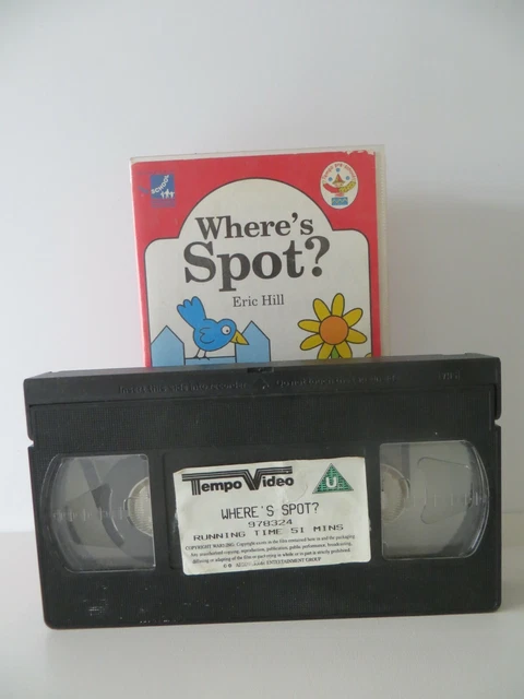 123. SPOT - Where's Spot? | VHS Video PAL - 1991 £6.50 - PicClick UK