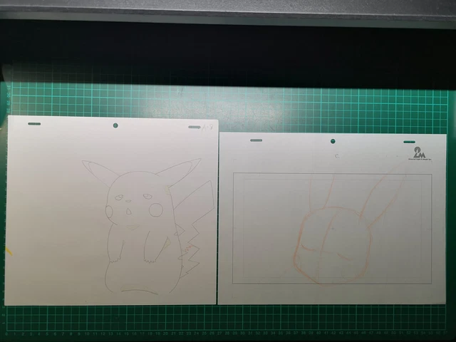 POKEMON PIKACHU ORIGINAL animation cel / cellulo / Douga / Genga ...