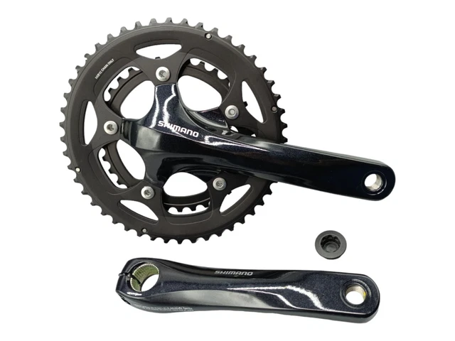 SHIMANO TIAGRA PÉDALIER FC-R460 Hollowtech II 2x10 Fois 48/34 Z 175 MM ...