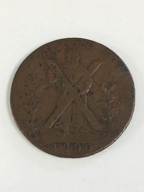 1790 EDINBURGH HALF Penny Trade Token Coin Scottish J28 W258 £5.95 ...
