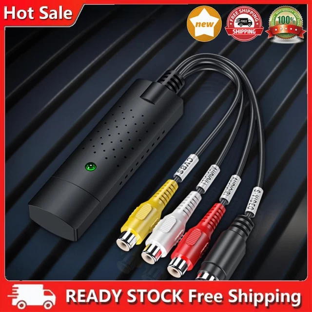 USB 2.0 VHS To Digital Converter VHS VCR TV DVD RCA To USB Video ...