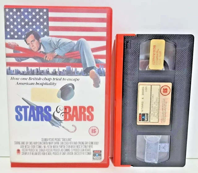 STARS AND BARS 1988 EX RENTAL VHS Starring Daniel Day Lewis & Harry Dean Stanton £8.98 - PicClick UK