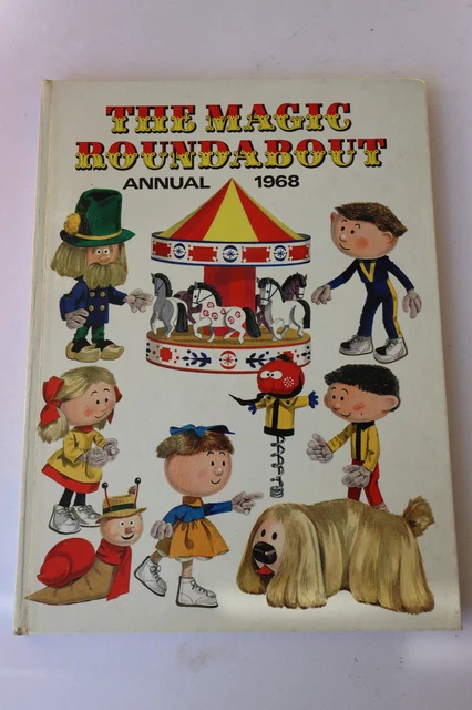 THE MAGIC ROUNDABOUT Annual 1968 by Serge Danot Vintage Hardback Book ...