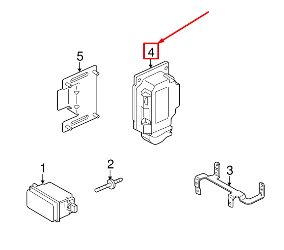 LR RANGE ROVER SPORT L320 Adaptive Speed Control Module NNW501923 NEW ...