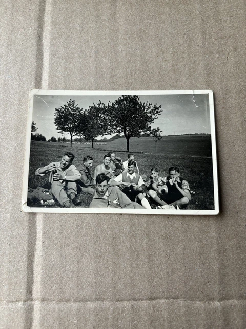 PHOTO ALLEMANDE HITLERJUGEND En Pause Repas Ww2 Militaria Original EUR ...