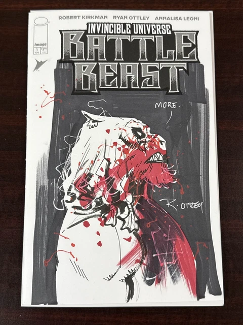 INVINCIBLE UNIVERSE BATTLE Beast #1 (2025) - Nm - 1:2000 Ottley Sketch ...
