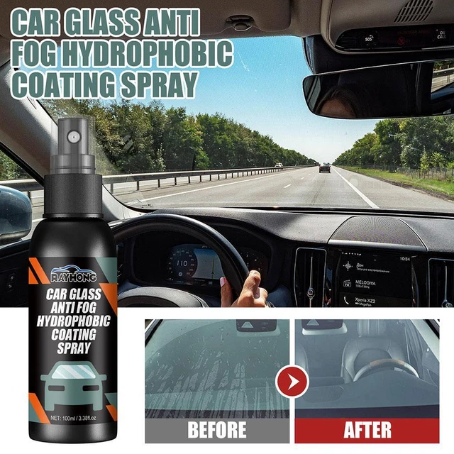 CAR GLASS WATERPROOF Coating Cleaner Agent Liquid Anti Rain Fog Spray ...