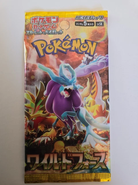 POKÉMON TCG: WILD Force Booster Pack Japanese £2.50 - PicClick UK