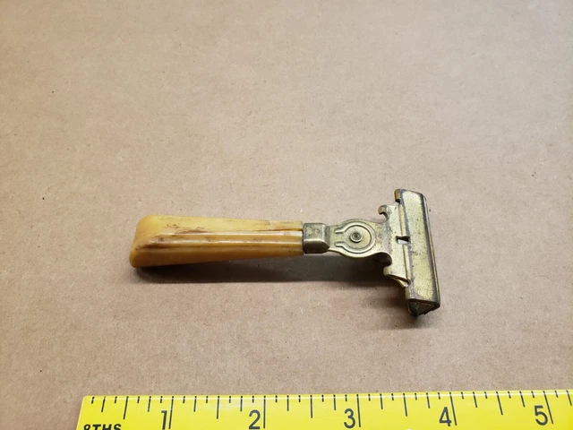 VINTAGE EVERSHARP SCHICK Injector Single Edge Safety Razor Bakelite ...