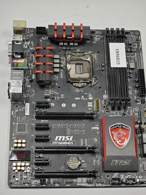 MSI Z97 GAMING 5 Motherboard - For Parts, Signs of Use £7.46 - PicClick UK