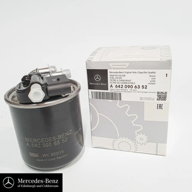 GENUINE MERCEDES-BENZ FUEL Filter 651 diesel engine C Class CDI Part ...