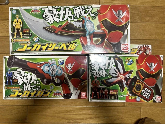POWER RANGERS SUPER Megaforce Gokaiger Morpher Weapon 3p set BANDAI ...