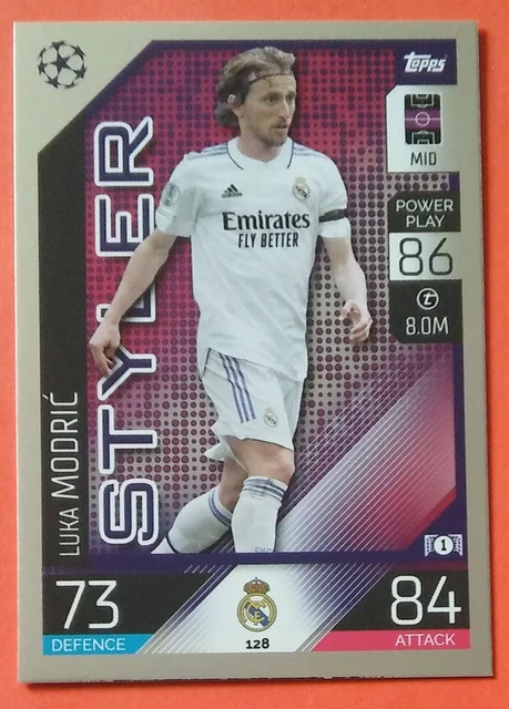 MATCH ATTAX CL 2022-23 Styler card Luka Modric of Real Madrid £1.00 ...