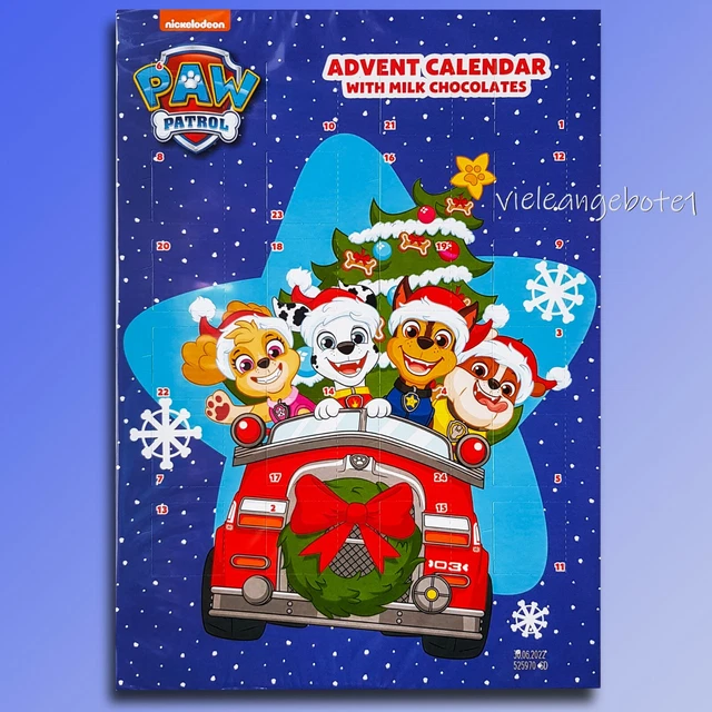 PAW PATROL - BIP Advent Calendar With Chocolate, Chocolate Christmas ...