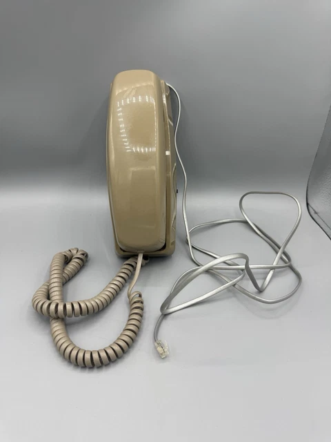 VINTAGE ITT TELAMON Push Button Wall Phone Beige Tan 1980s Untested £17 ...