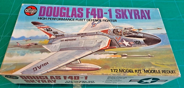 AIRFIX DOUGLAS F4D-1 SKYRAY US Navy Fighter 1/72 scale 03027-4 FREE UK POST £18.00 - PicClick UK