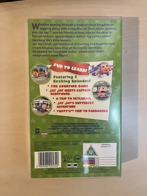 JAY JAY THE Jet Plane Fun To Learn (VHS, 2003) Children's Film £5.00 ...