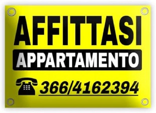 CARTELLO SEGNALETICO - AFFITTASI CON SCRITTA E NUMERO PERSONALIZZATO ...