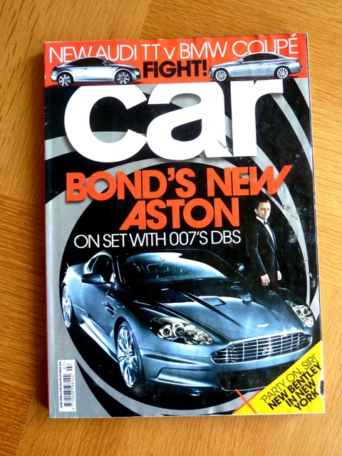 CAR MAGAZINE JUNE 2006 Bond's New Aston, On Set With 007's DBS, Bentley £5.20 - PicClick UK
