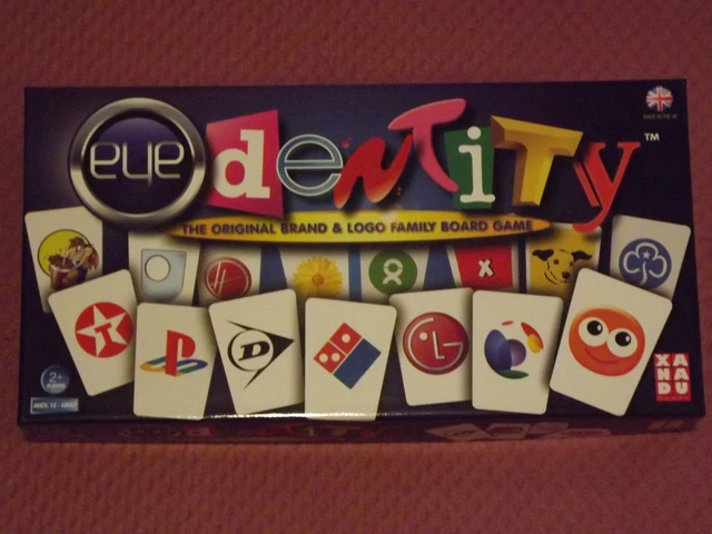 EYEDENTITY - THE Brand & Logo Family Board Game by Xanadu 2009 (12 ...
