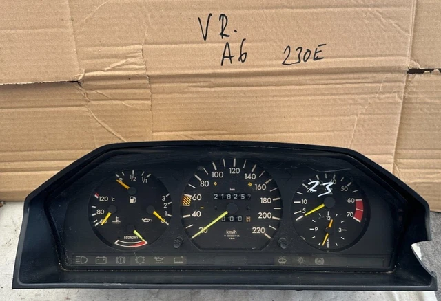 MERCEDES W124 200E 230E PETROL Instrument Cluster SPEEDOMETER ...