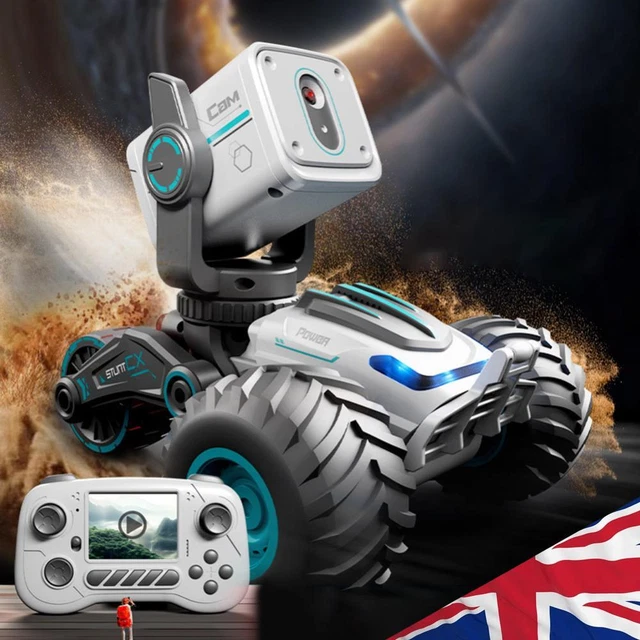 OFF-ROAD VEHICLE RC Stunt Car Remote Control High-Speed Camera Car Gift ...