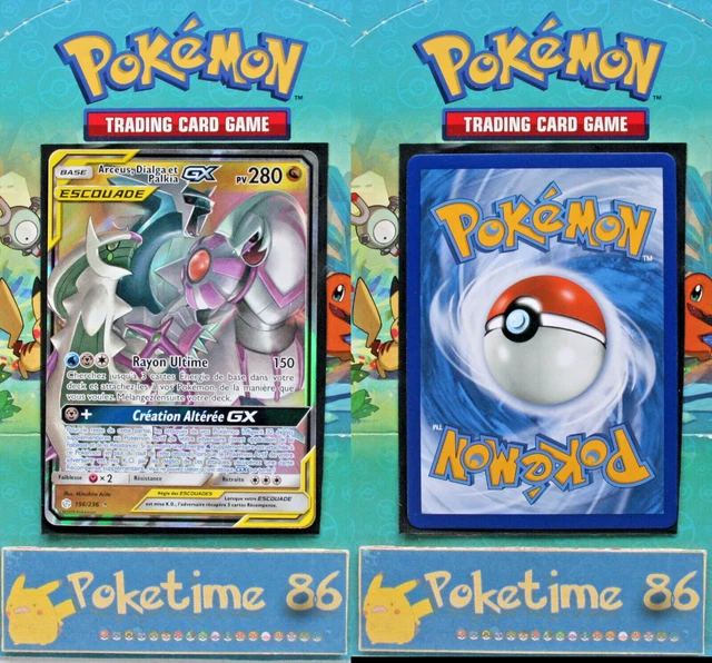 POKÉMON S&L ECLIPSE Cosmique ARCEUS DIALGA et PALKIA GX Escouade 156/236 mint EUR 39,90 ...