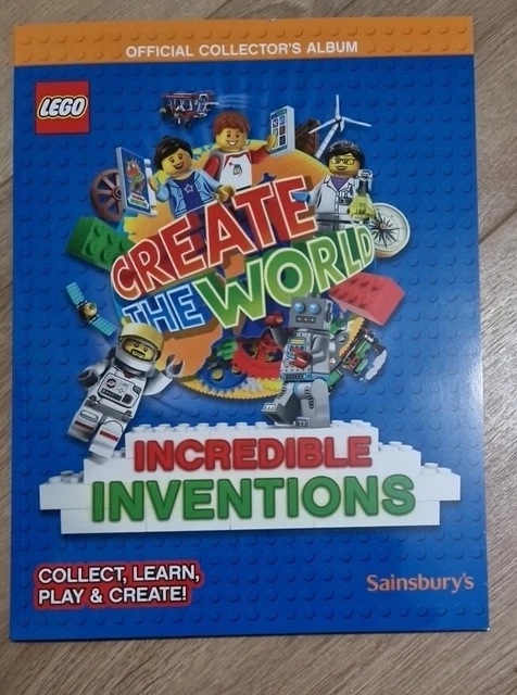 LEGO CREATE THE World Incredible Inventions Official Album 2018 ...