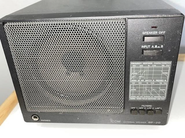 ICOM SP-20 BASE Station External Desk Ham Radio Desk Speaker Made in ...