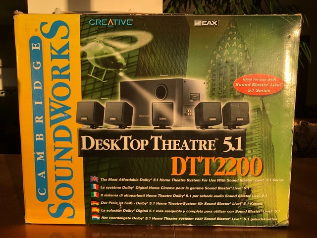 CAMBRIDGE SOUNDWORKS SPEAKERS from Desktop Theater 5.1 DTT2200, 5 ...