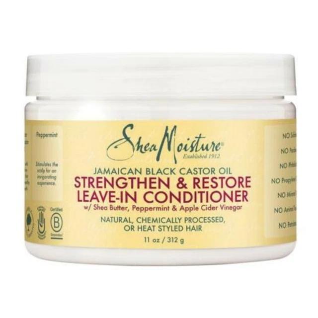 SHEA MOISTURE JAMAICAN Black Castor Oil Strengthen Restore Leave-In ...