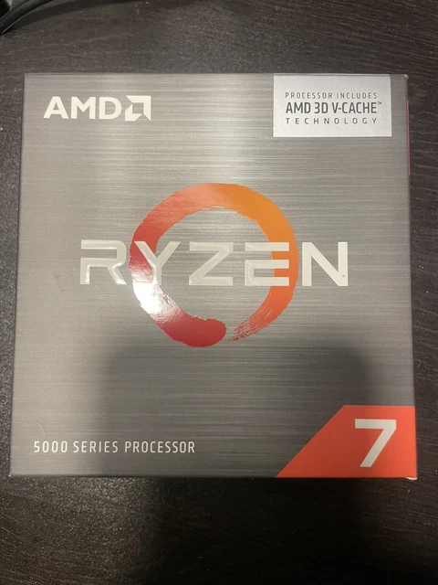 AMD RYZEN 7 5800X3D 8-core, 16-Thread Desktop Processor with AMD 3D V ...