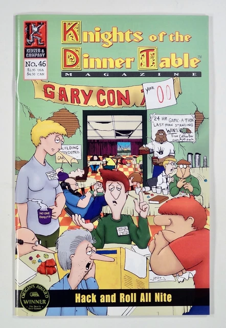 2000 KENZERCO KNIGHTS OF THE DINNER TABLE #46 "Hack & Roll All Night" D ...