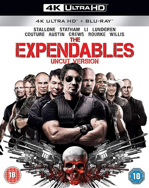 THE EXPENDABLES 4K Ultra-HD (4K UHD Blu-ray) Sylvester Stallone Jason ...