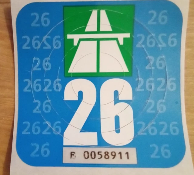 VIGNETTE SCHWEIZ 2026 Top Zustand +Sendungsverfolgung+Sofortkauf, EUR ...