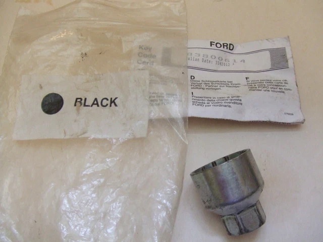 GENUINE FORD LOCKING 19mm WHEEL NUT BOLT KEY HEX BLACK CIRCLE 83800A614 ...