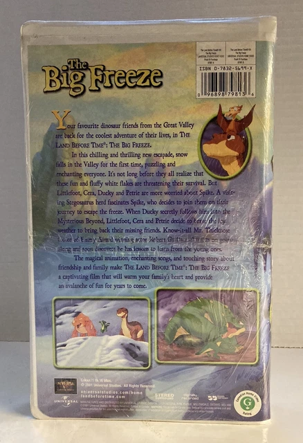 THE LAND BEFORE Time VIII: The Big Freeze (VHS, 2001 Clamshell) New ...