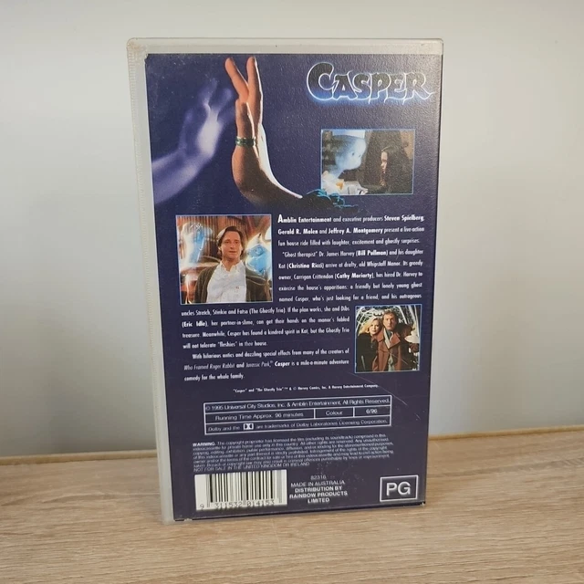 CASPER (VHS, 1995) TESTED Video $15.00 - PicClick AU