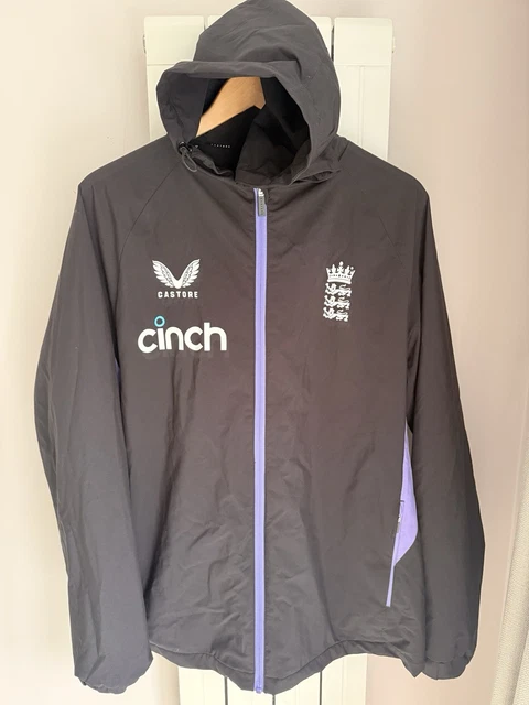 ENGLAND CRICKET CASTORE Training Top Long Sleeve, Purple/Black, Size ...