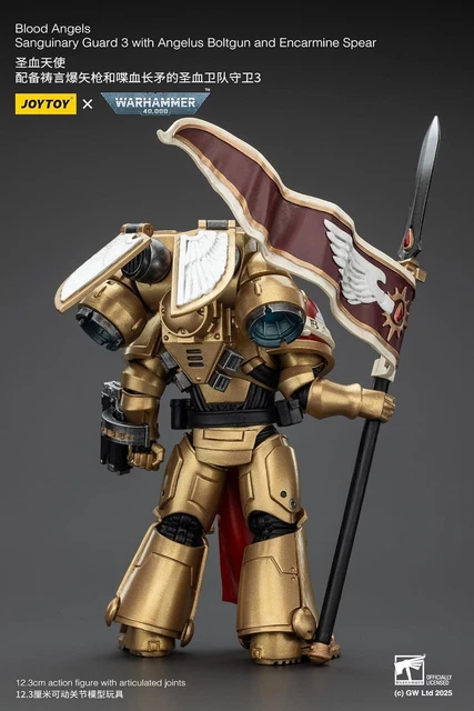 JOYTOY WARHAMMER 40,000 Blood Angel Sanginary Guard 3 (Equipped with ...