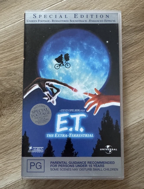 E.T. THE EXTRA-TERRESTRIAL VHS PAL Special Edition Universal £8.96 ...