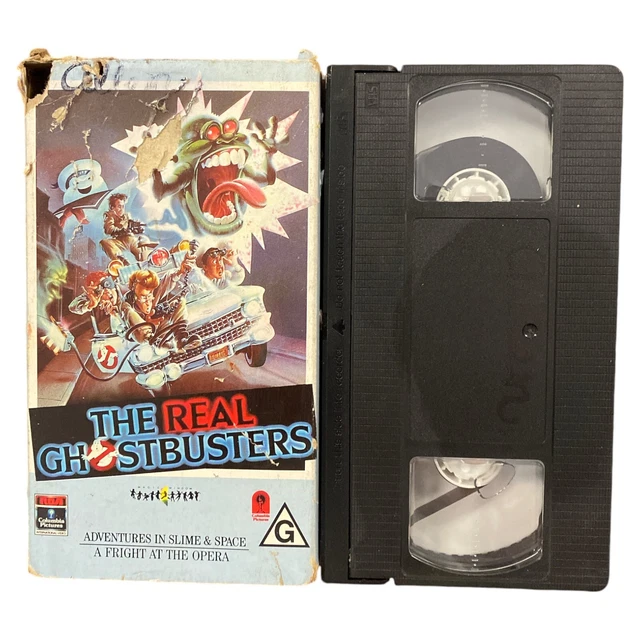 THE REAL GHOSTBUSTERS VHS Adventure in Slime & Space Classic Animated ...